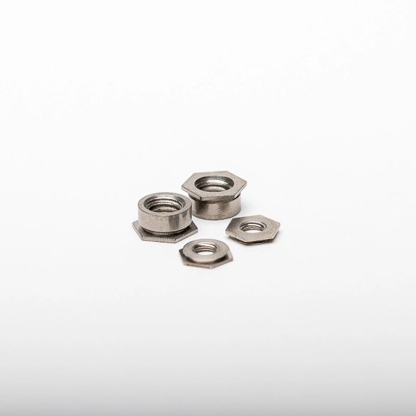 Flush crimp nuts - Titanox